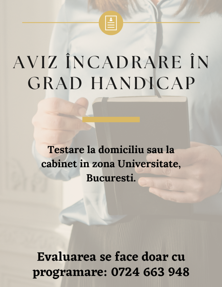 Evaluare psihologica handicap - Popescu Madalina-Alexandra